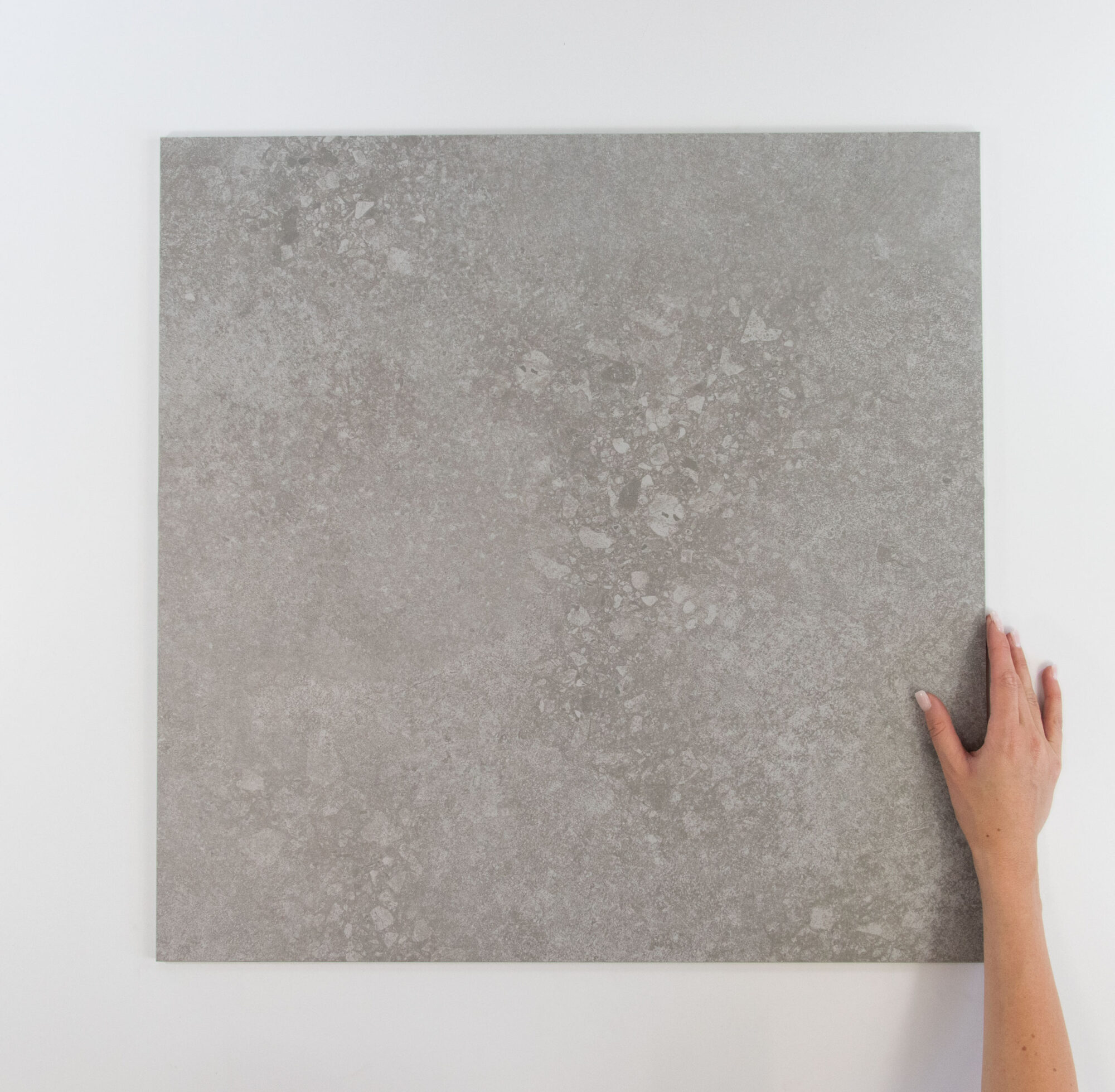 Conazzo Grey Matt - 600x600 | Elegance Tiles